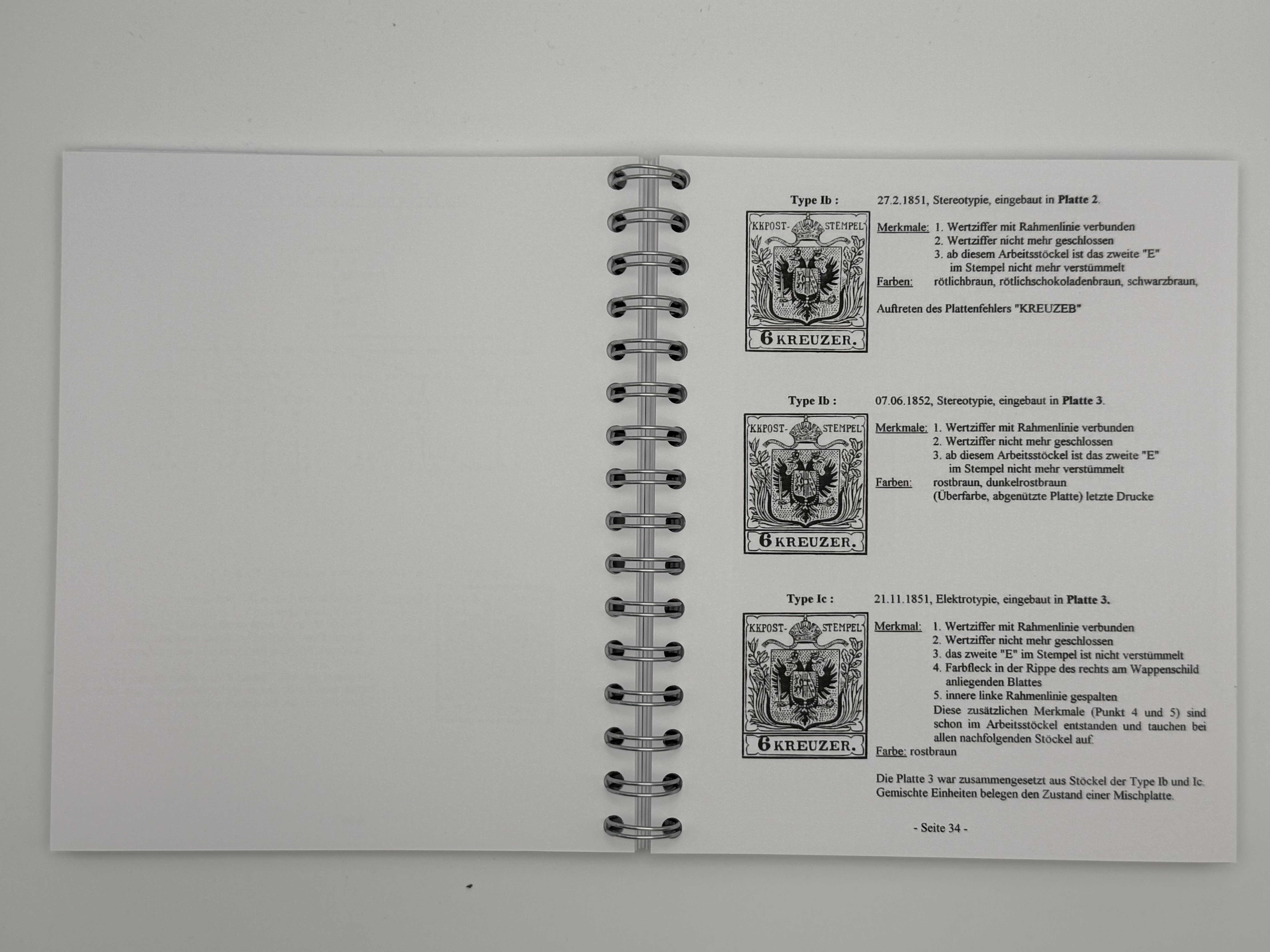 ANK - Handbook on the 1850 Stamp Issue – Types and Plates, 2nd Edition ...
