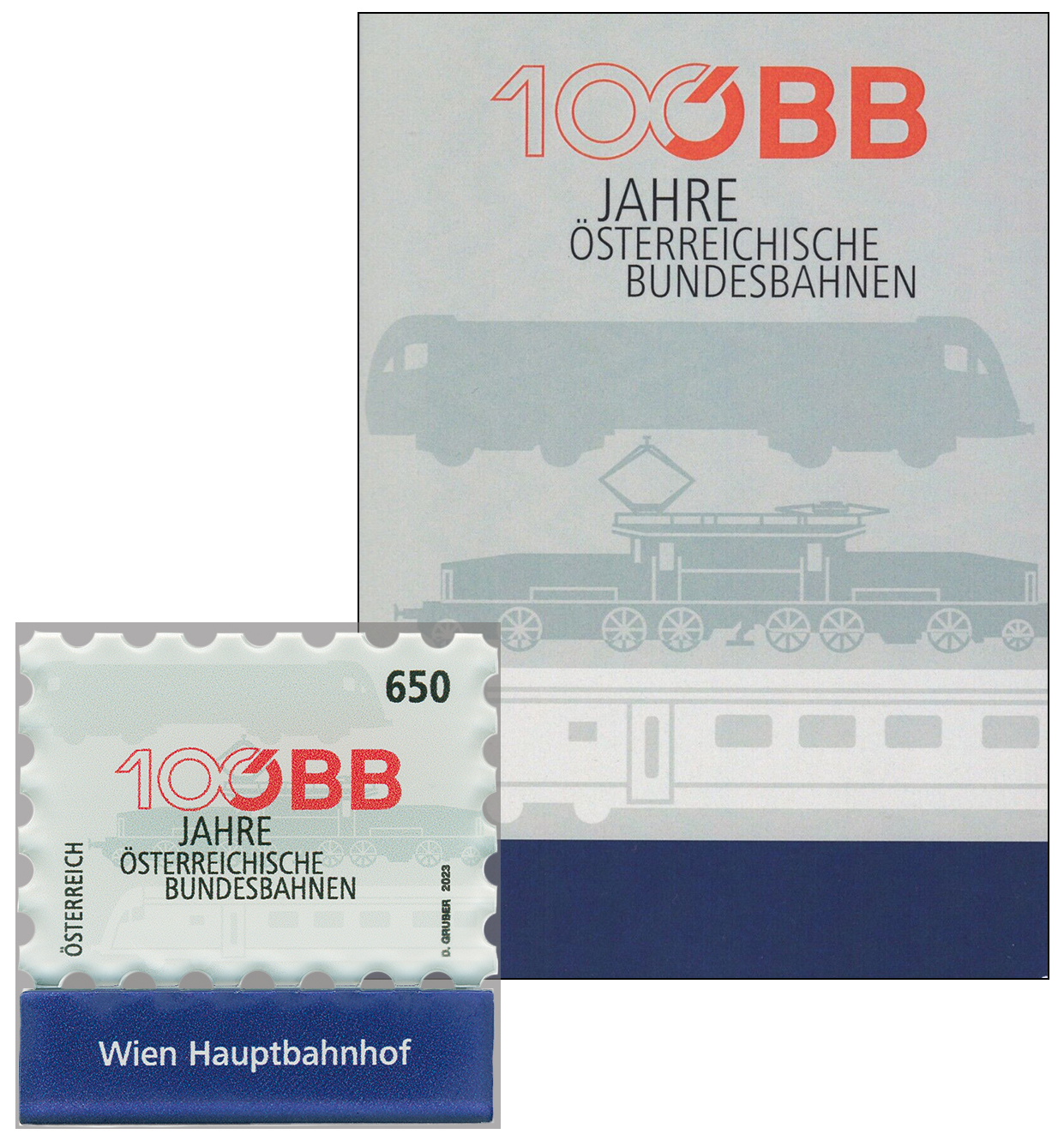 ANK - ANK 3752 "100 Jahre ÖBB" im Jubiläumsfolder